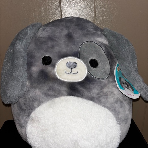 Squishmallows | Toys | Gray And White Plush Dog Squishmallow Toy | Poshmark